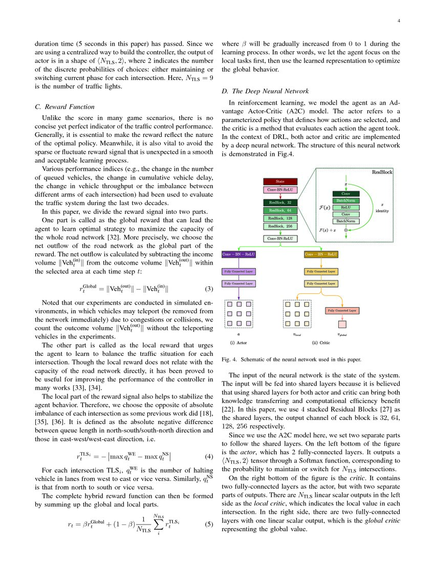An Efficient Deep Reinforcement Learning Model For Urban Traffic Control Deepai
