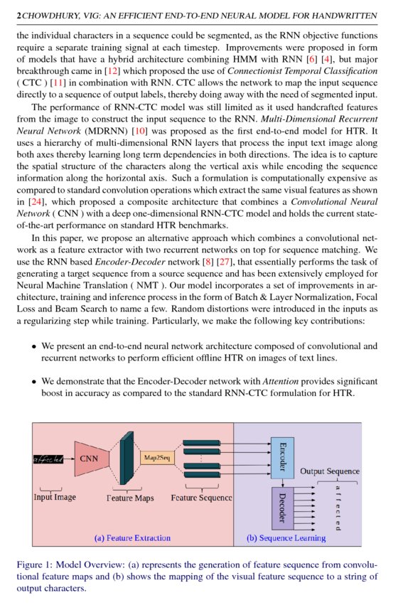 An Efficient End-to-End Neural Model for Handwritten Text Recognition | DeepAI