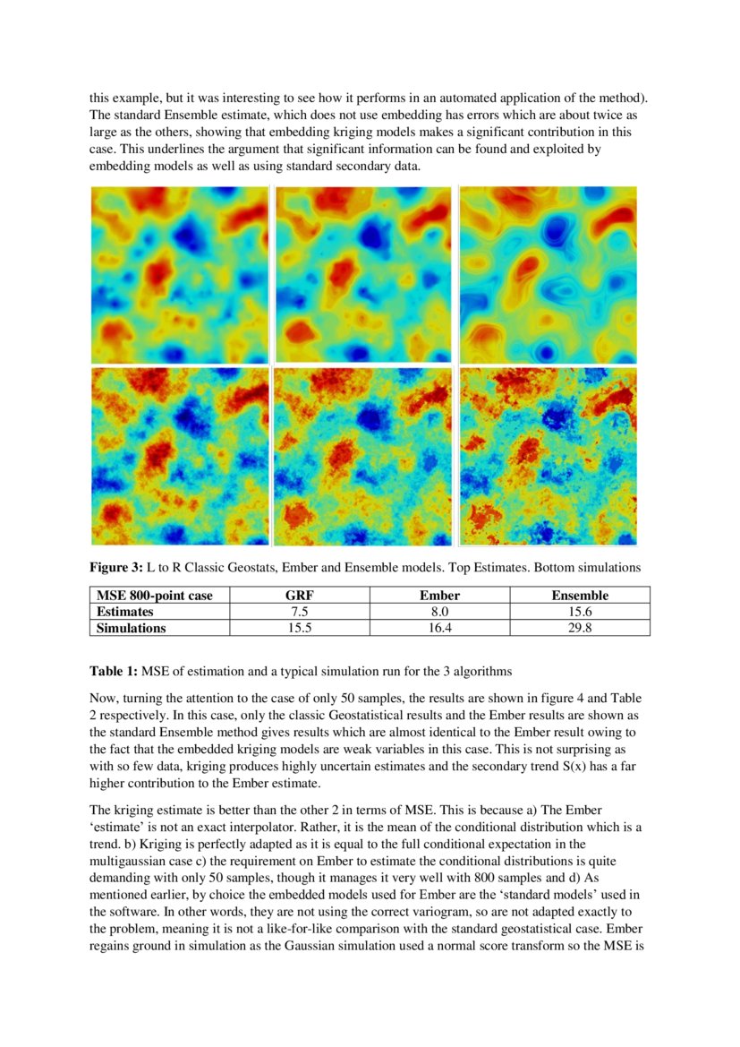 An Embedded Model Estimator For Non Stationary Random Functions Using Multiple Secondary