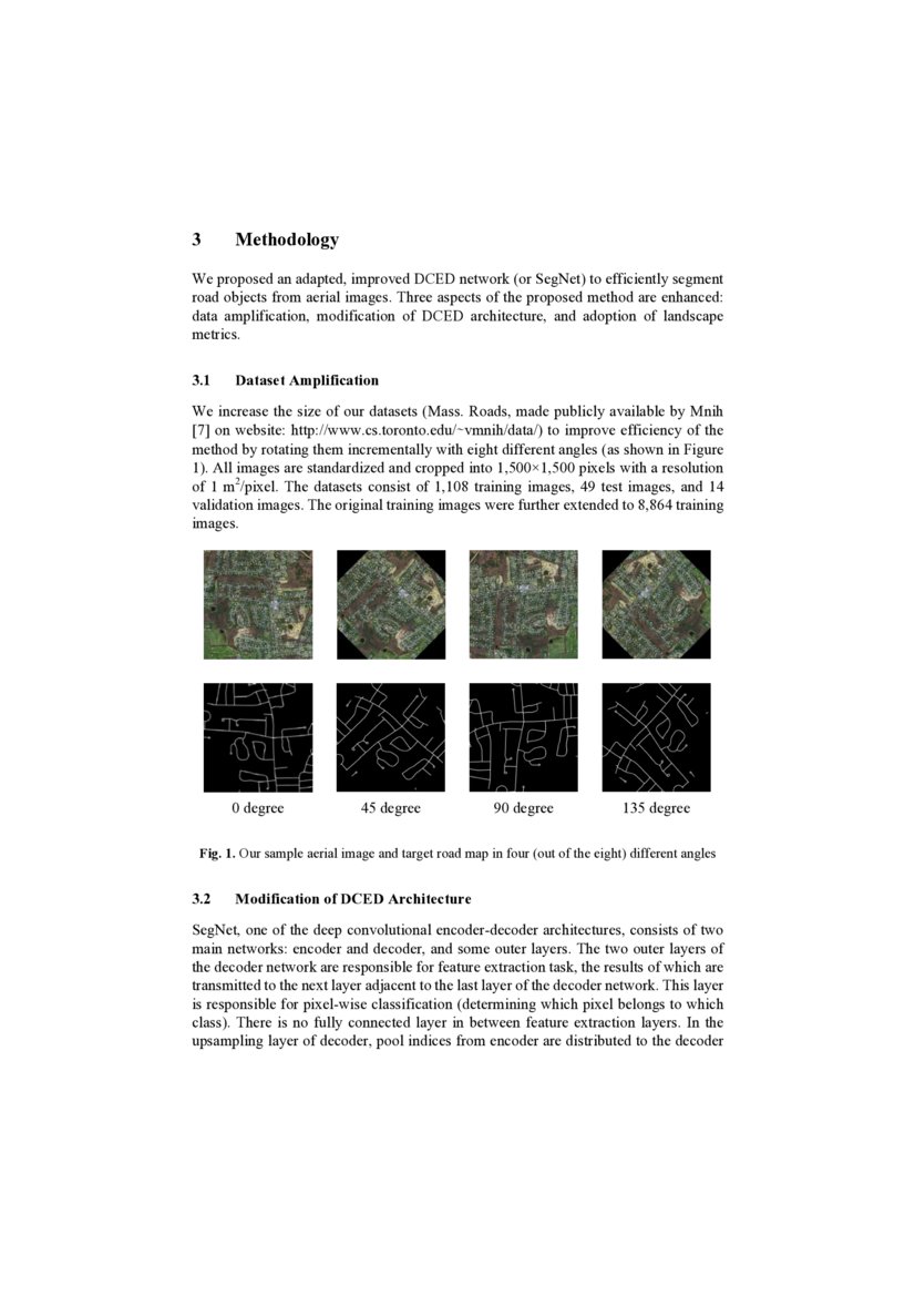 An Enhanced Deep Convolutional Encoder-Decoder Network for Road Segmentation on Aerial Imagery ...