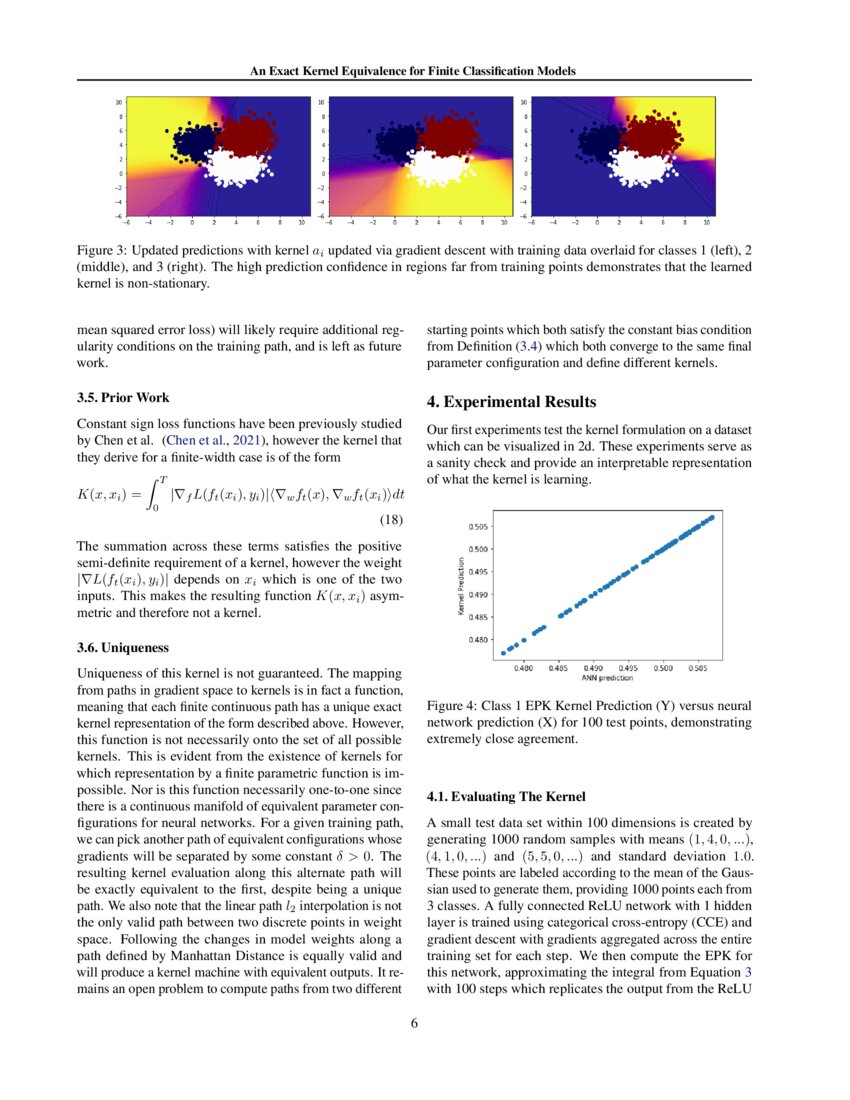 An Exact Kernel Equivalence for Finite Classification Models | DeepAI