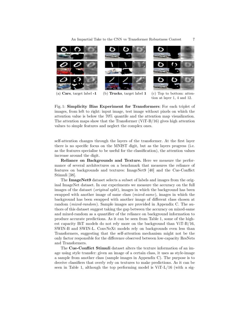 An Impartial Take to the CNN vs Transformer Robustness Contest | DeepAI