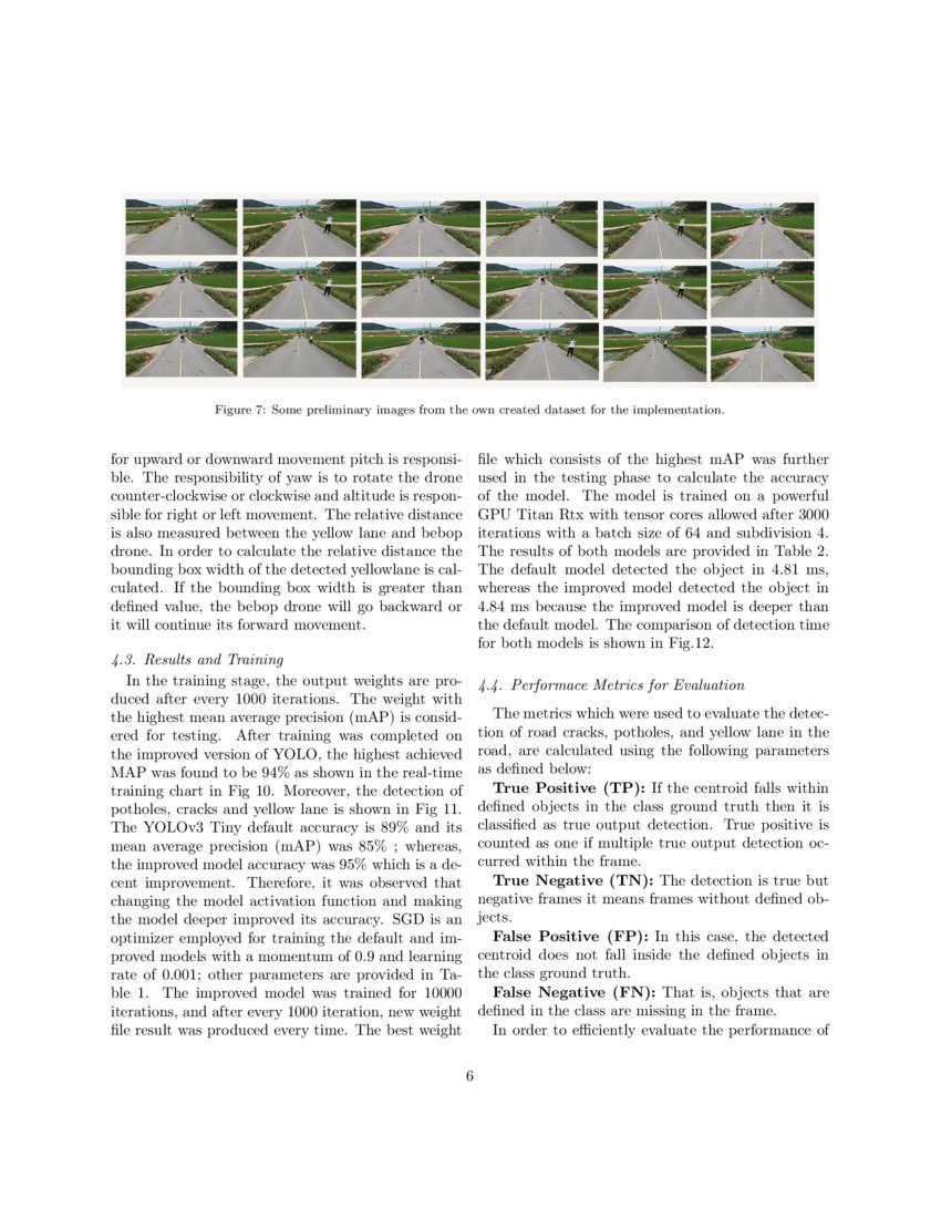 An Improved Deep Convolutional Neural Network Based Autonomous Road Inspection Scheme Using