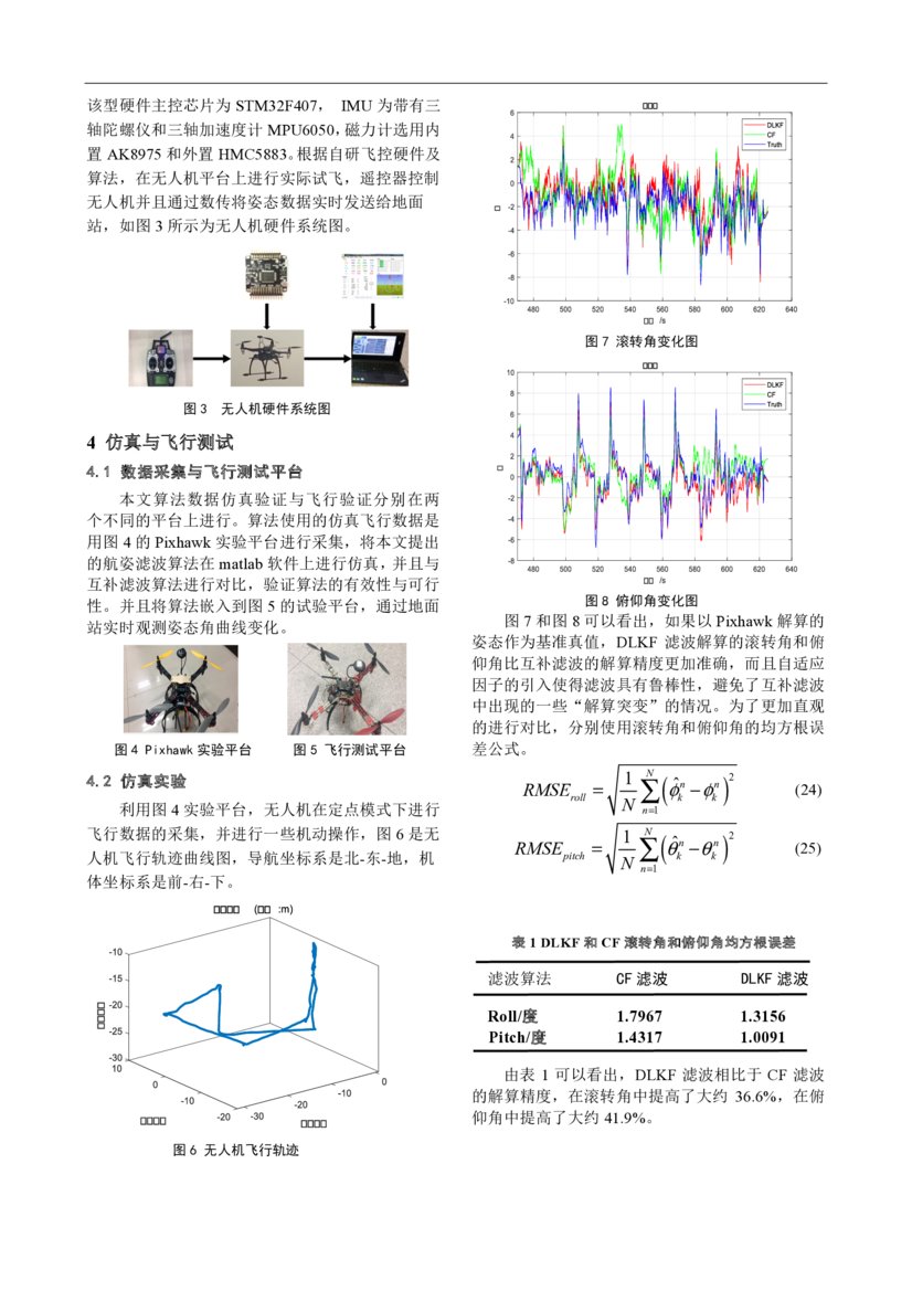 An improved FastEuler-DLKF small-UAV AHRS algorithm | DeepAI