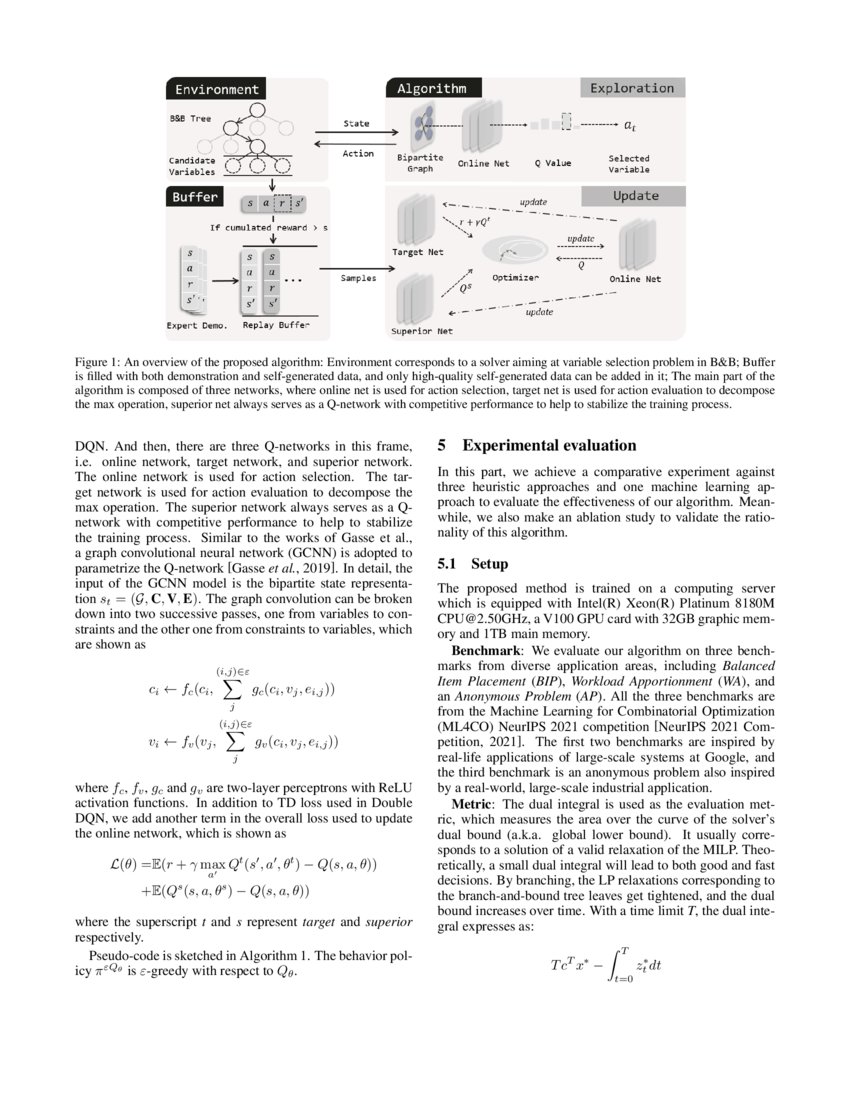An Improved Reinforcement Learning Algorithm For Learning To Branch
