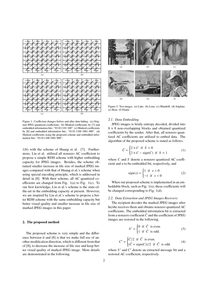 An Improved Reversible Data Hiding Scheme by Changing Modification Direction of Partial ...