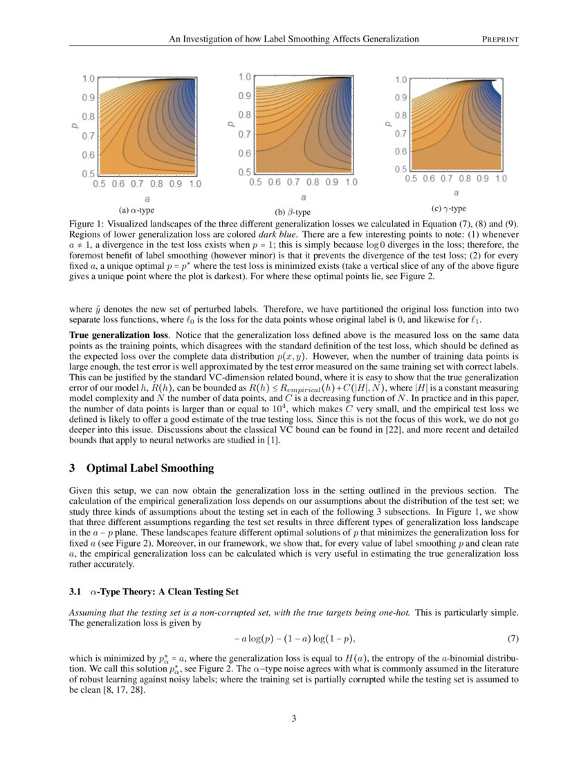 An Investigation of how Label Smoothing Affects Generalization | DeepAI
