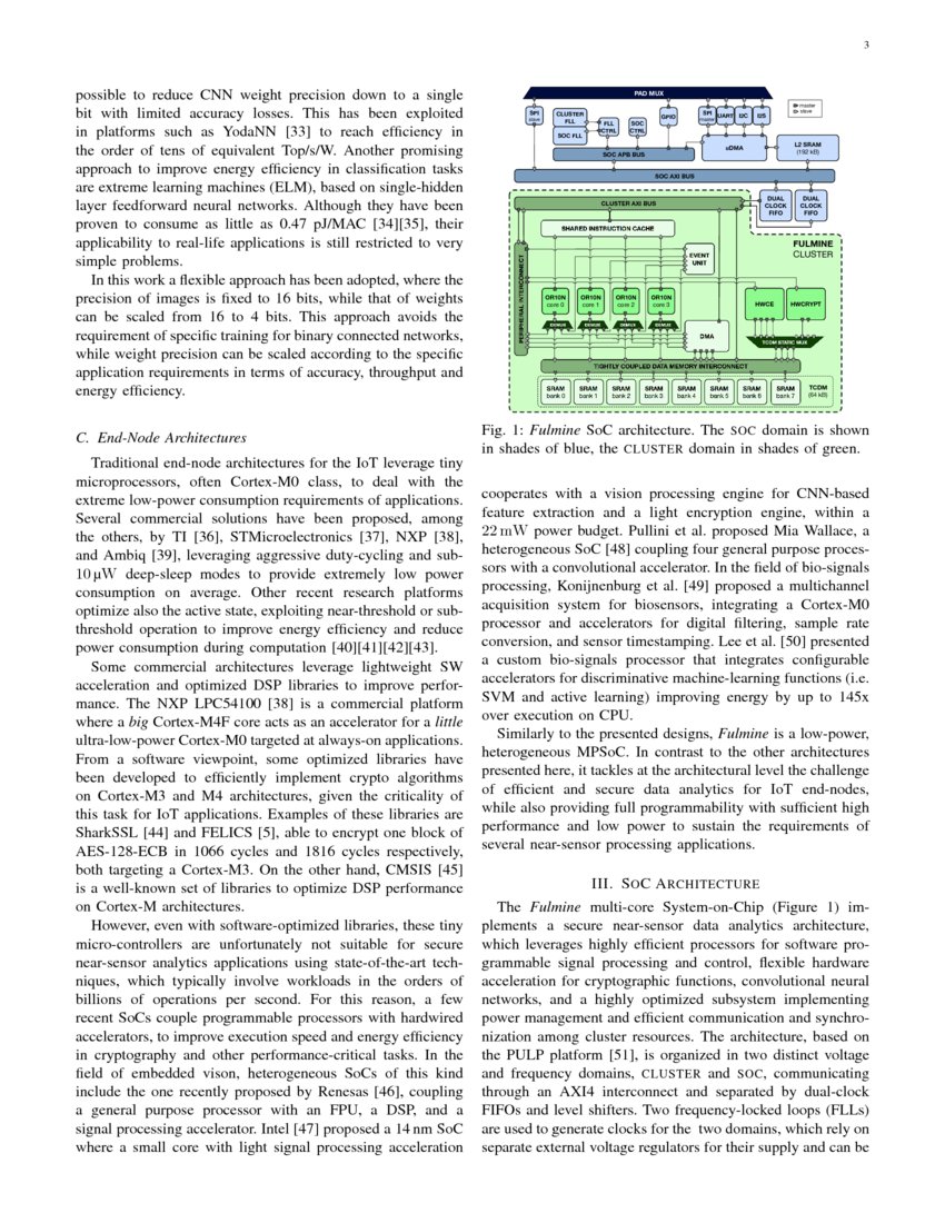 An IoT Endpoint System-on-Chip for Secure and Energy-Efficient Near-Sensor Analytics | DeepAI