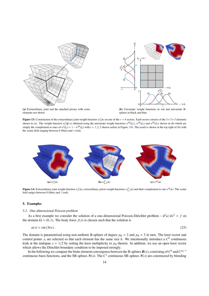 An optimally convergent smooth blended B-spline construction for ...