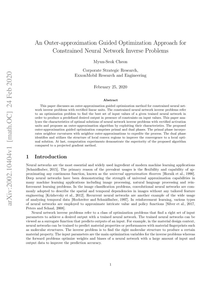 An Outer Approximation Guided Optimization Approach For Constrained