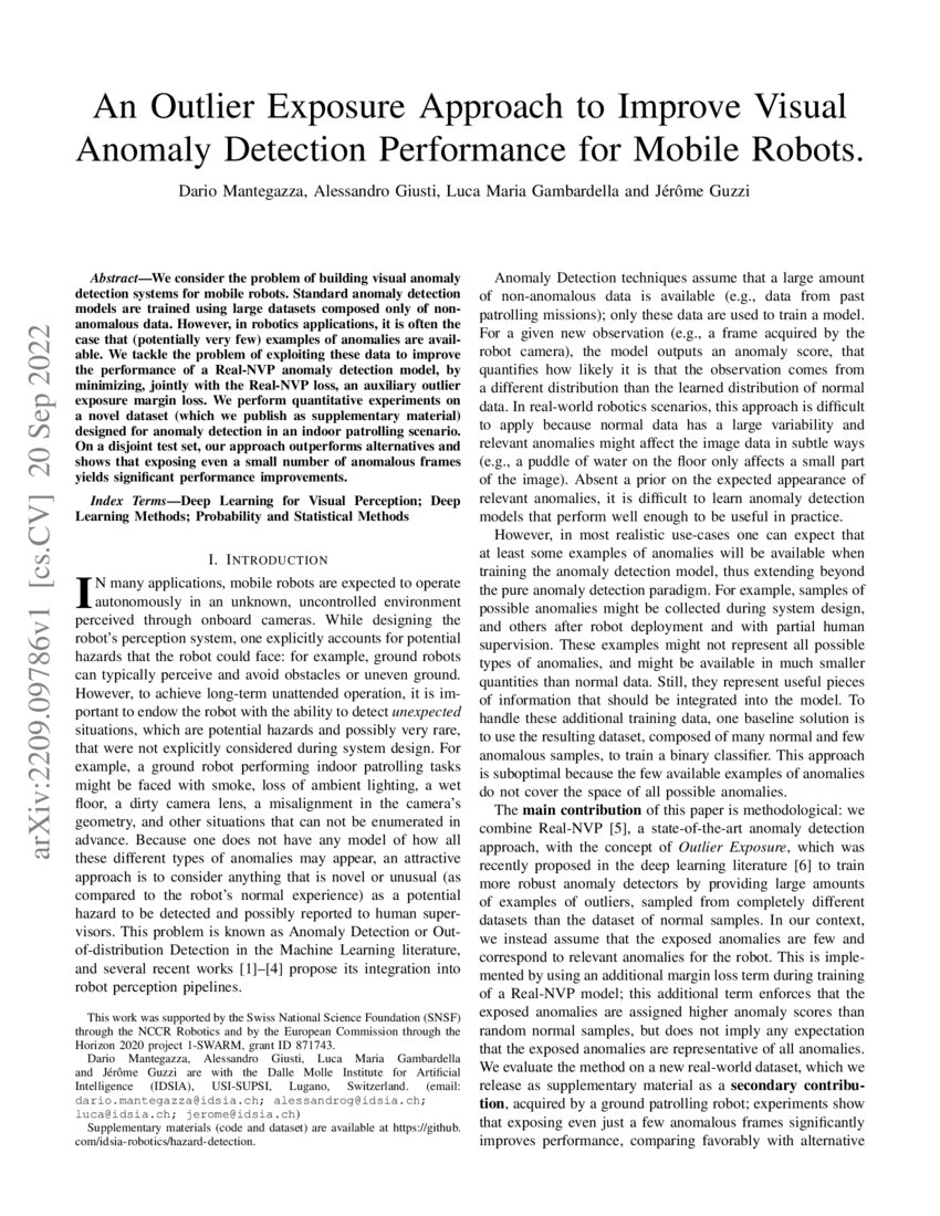 An Outlier Exposure Approach to Improve Visual Anomaly Detection ...