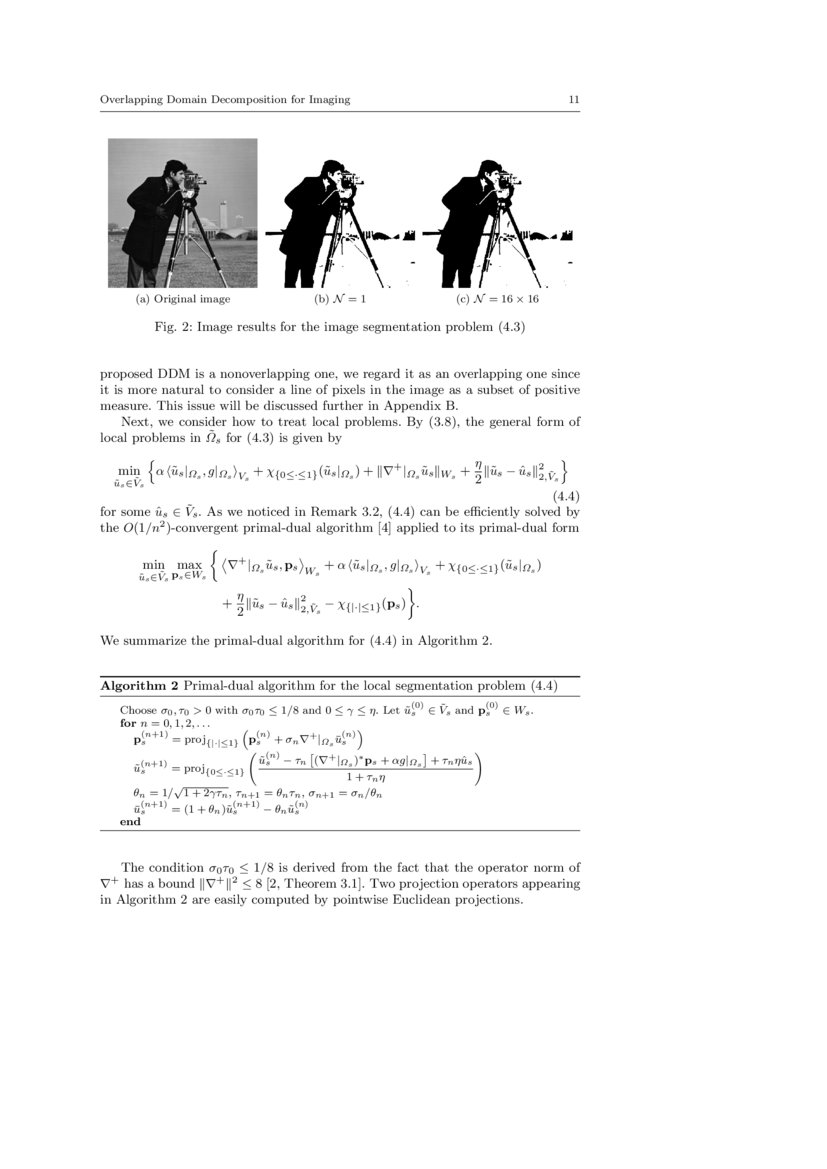 An Overlapping Domain Decomposition Framework Without Dual Formulation For Variational Imaging