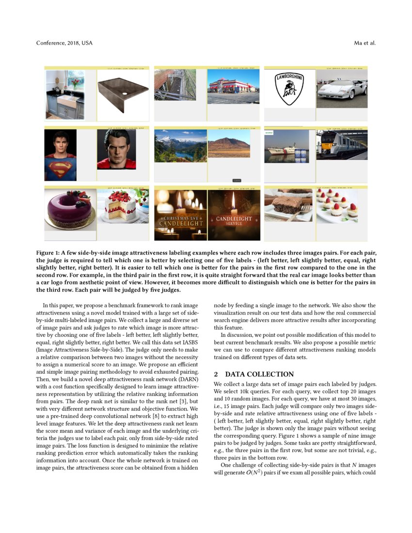 An Universal Image Attractiveness Ranking Framework | DeepAI