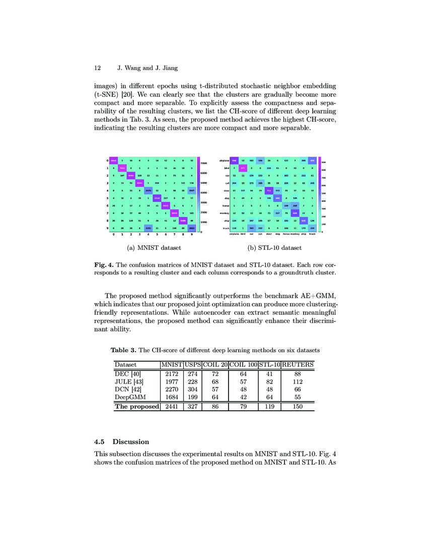 An unsupervised deep learning framework via integrated optimization of ... An unsupervised deep learning framework via integrated optimization of ...