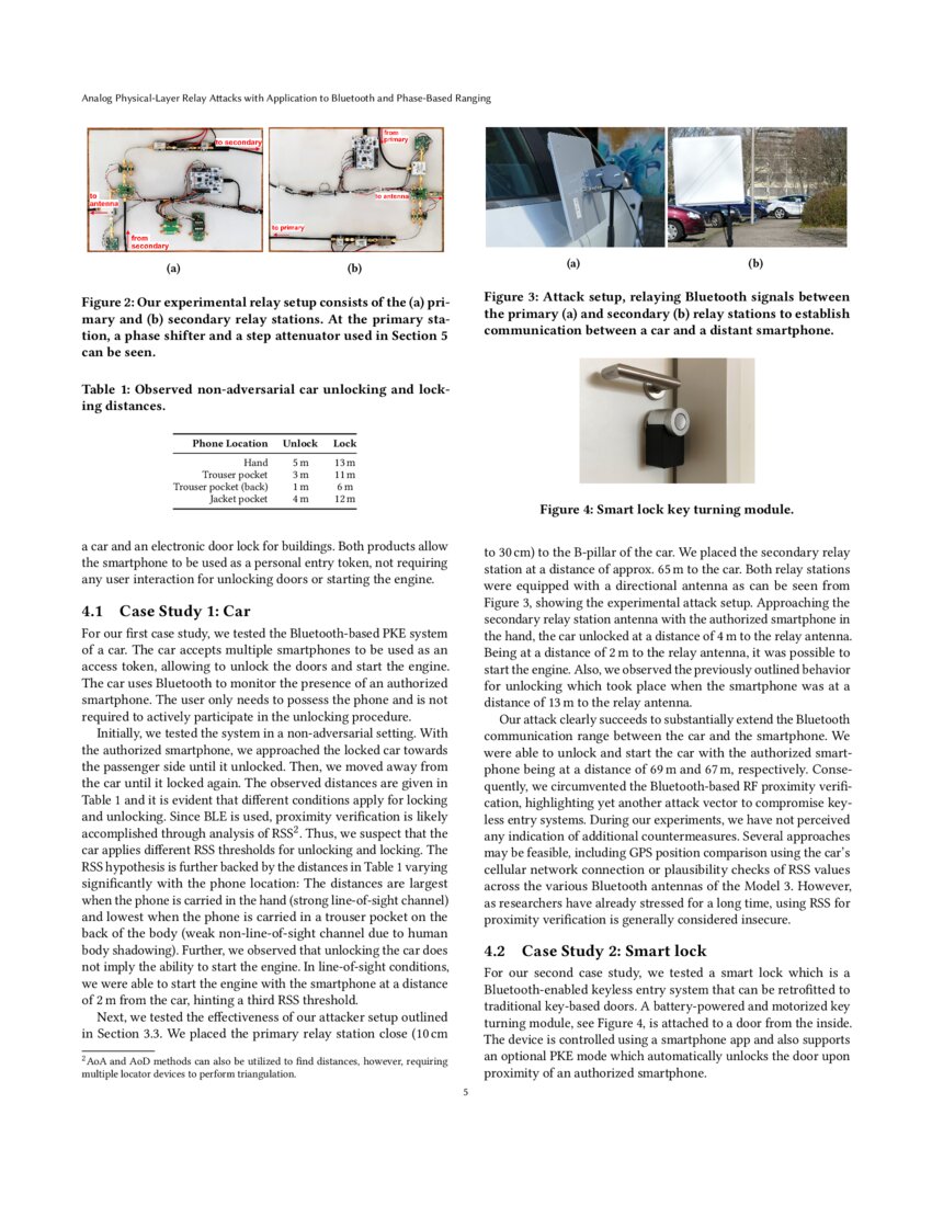 Analog Physical-Layer Relay Attacks with Application to Bluetooth and ...