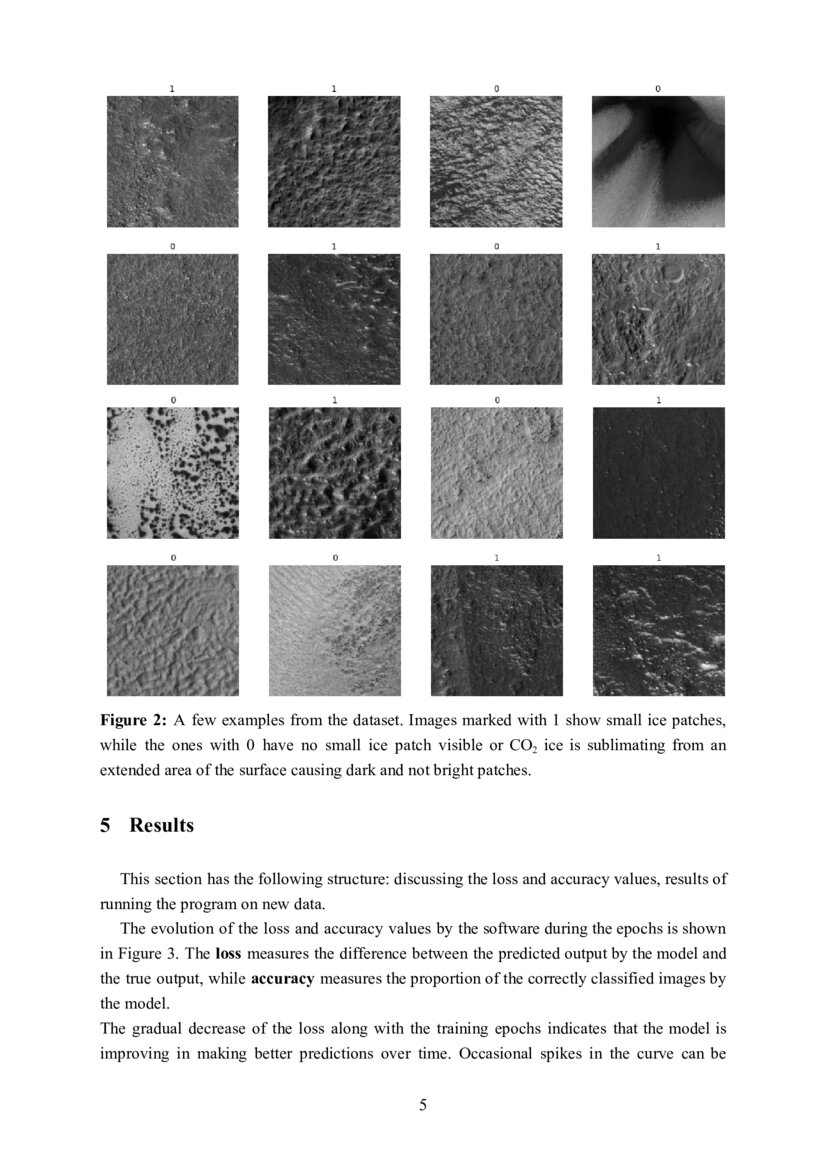 Analysing high resolution digital Mars images using machine learning ...