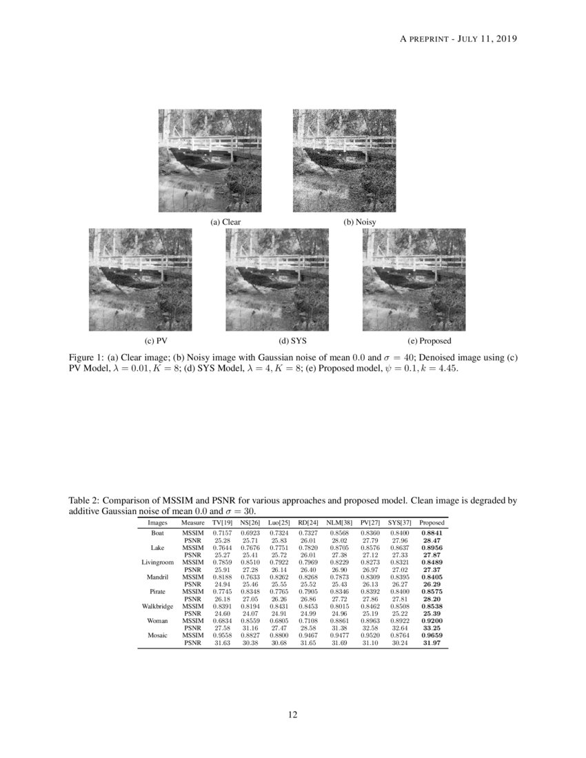 Analysis and Simulation of a Coupled Diffusion based Image Denoising ...