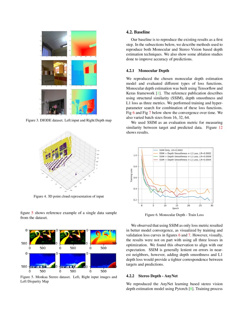 Analysis Computational Complexity Reduction Of Monocular And Stereo Depth Estimation Techniques
