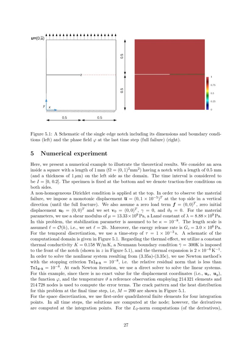 Analysis Of A Fully Discretized Fdm Fem Scheme For Solving Thermo