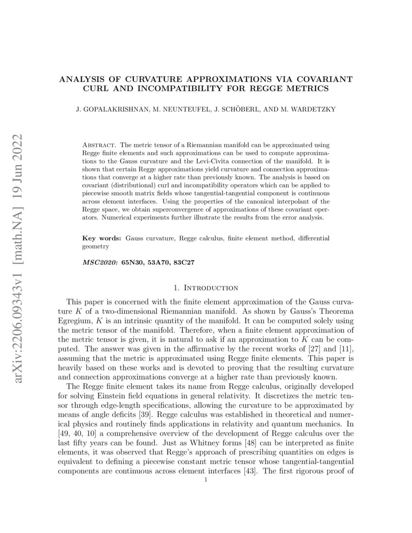 Analysis Of Curvature Approximations Via Covariant Curl And Incompatibility For Regge Metrics