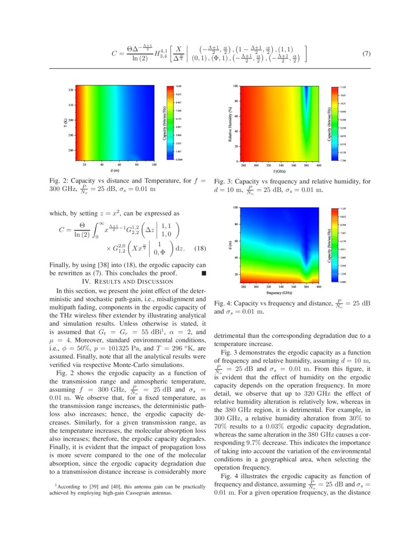 Analytical Performance Evaluation of THz Wireless Fiber Extenders | DeepAI