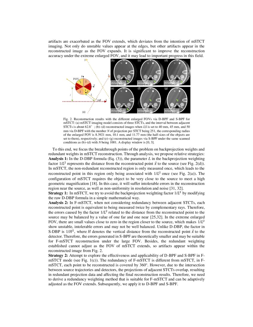 Analytical reconstructions of multiple source-translation computed tomography with extended ...