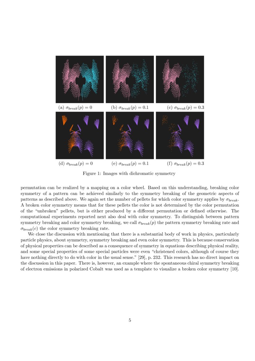 Analyzing symmetry and symmetry breaking by computational aesthetic measures | DeepAI