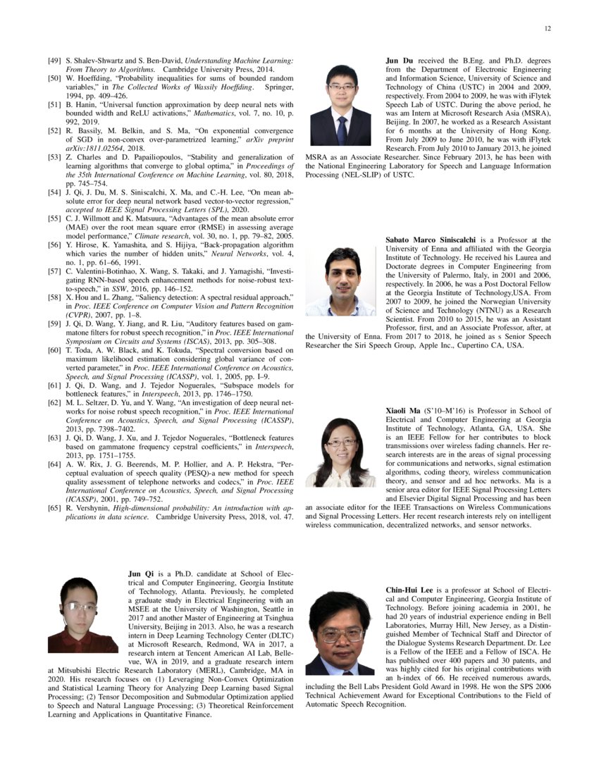 Analyzing Upper Bounds On Mean Absolute Errors For Deep Neural Network Based Vector To Vector