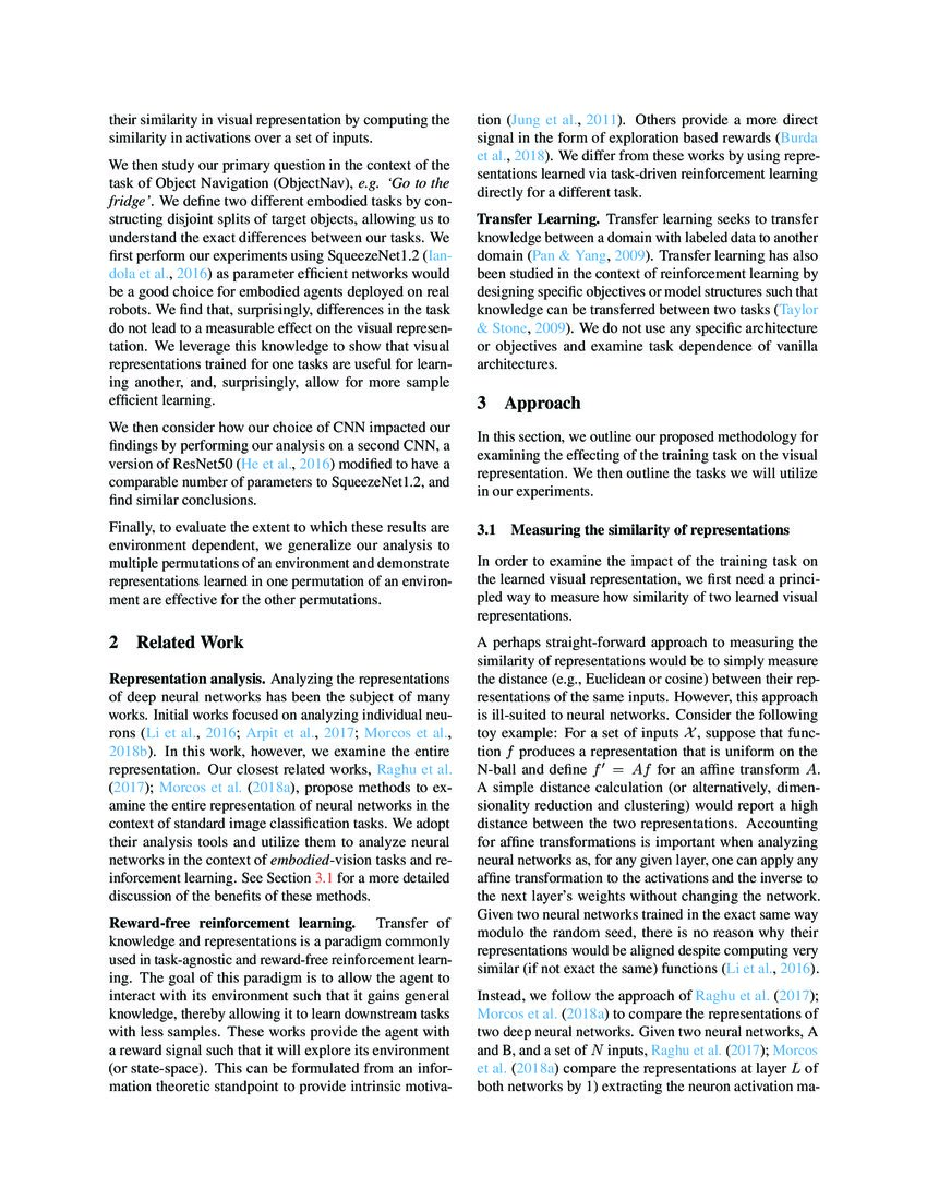 Analyzing Visual Representations in Embodied Navigation Tasks | DeepAI