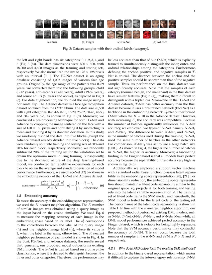 Angular triangle distance for ordinal metric learning | DeepAI