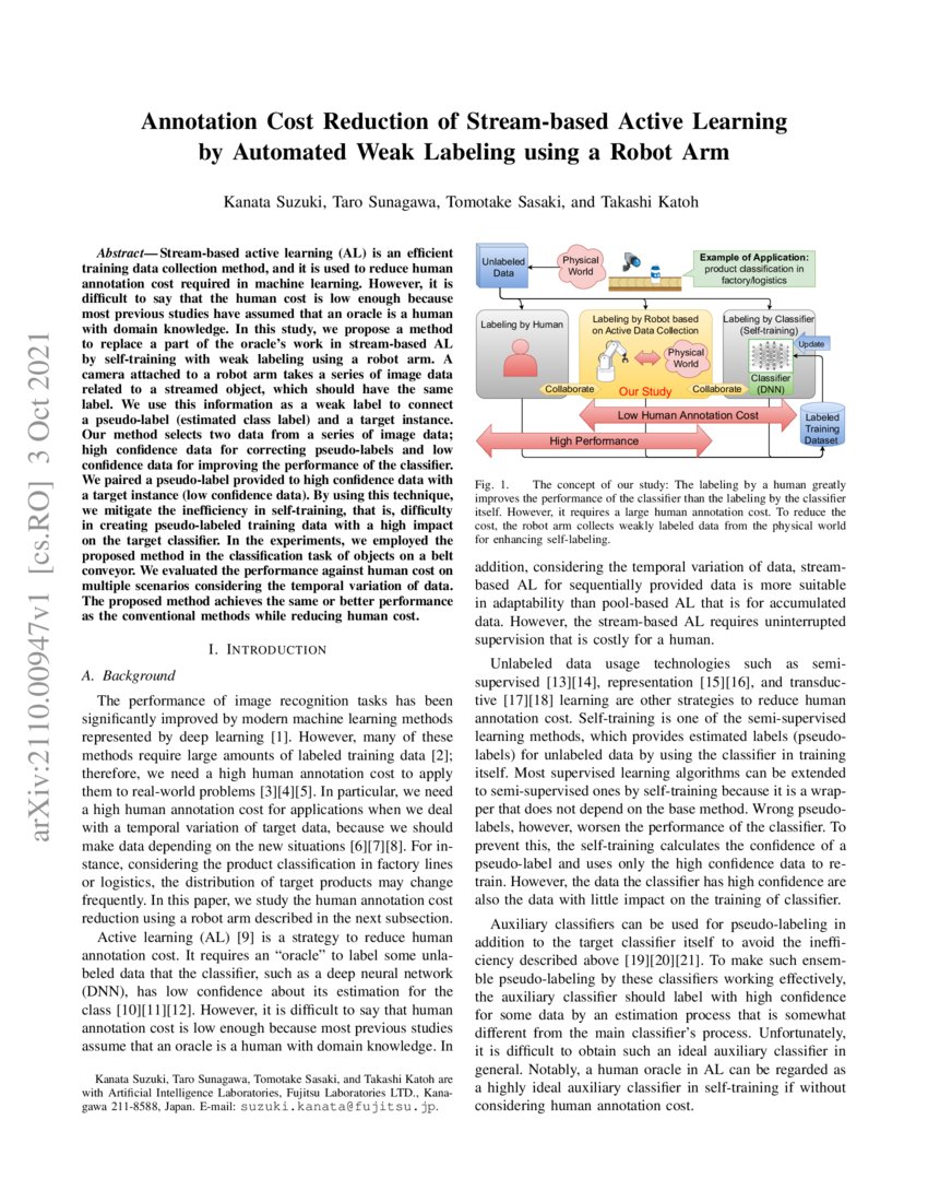 Annotation Cost Reduction of Stream-based Active Learning by Automated ...