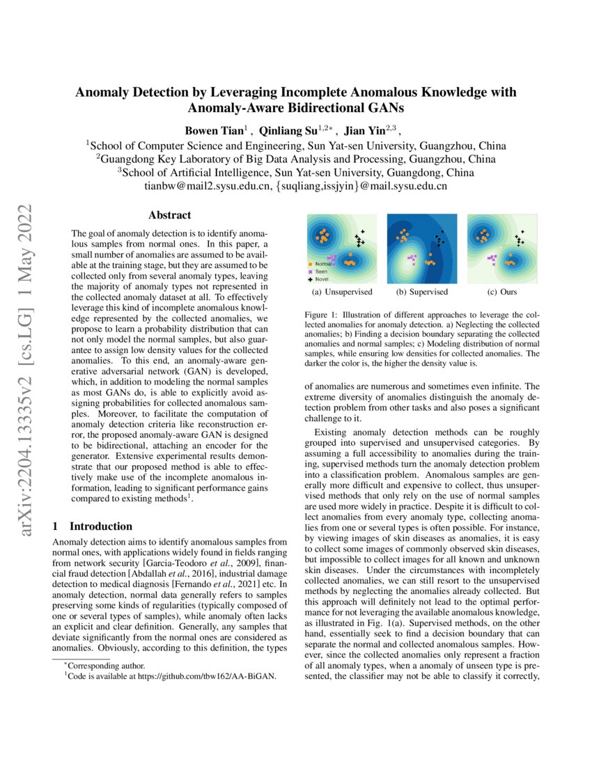 Anomaly Detection by Leveraging Incomplete Anomalous Knowledge with ...