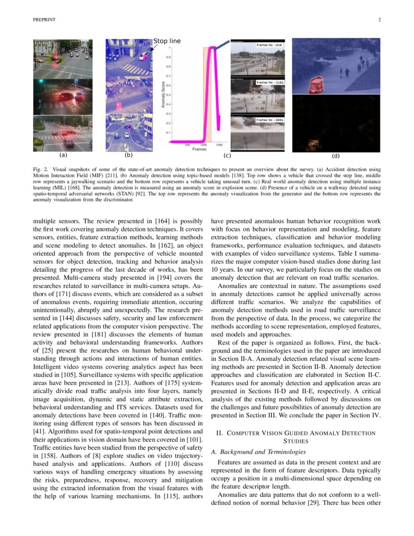 Anomaly Detection In Road Traffic Using Visual Surveillance A Survey