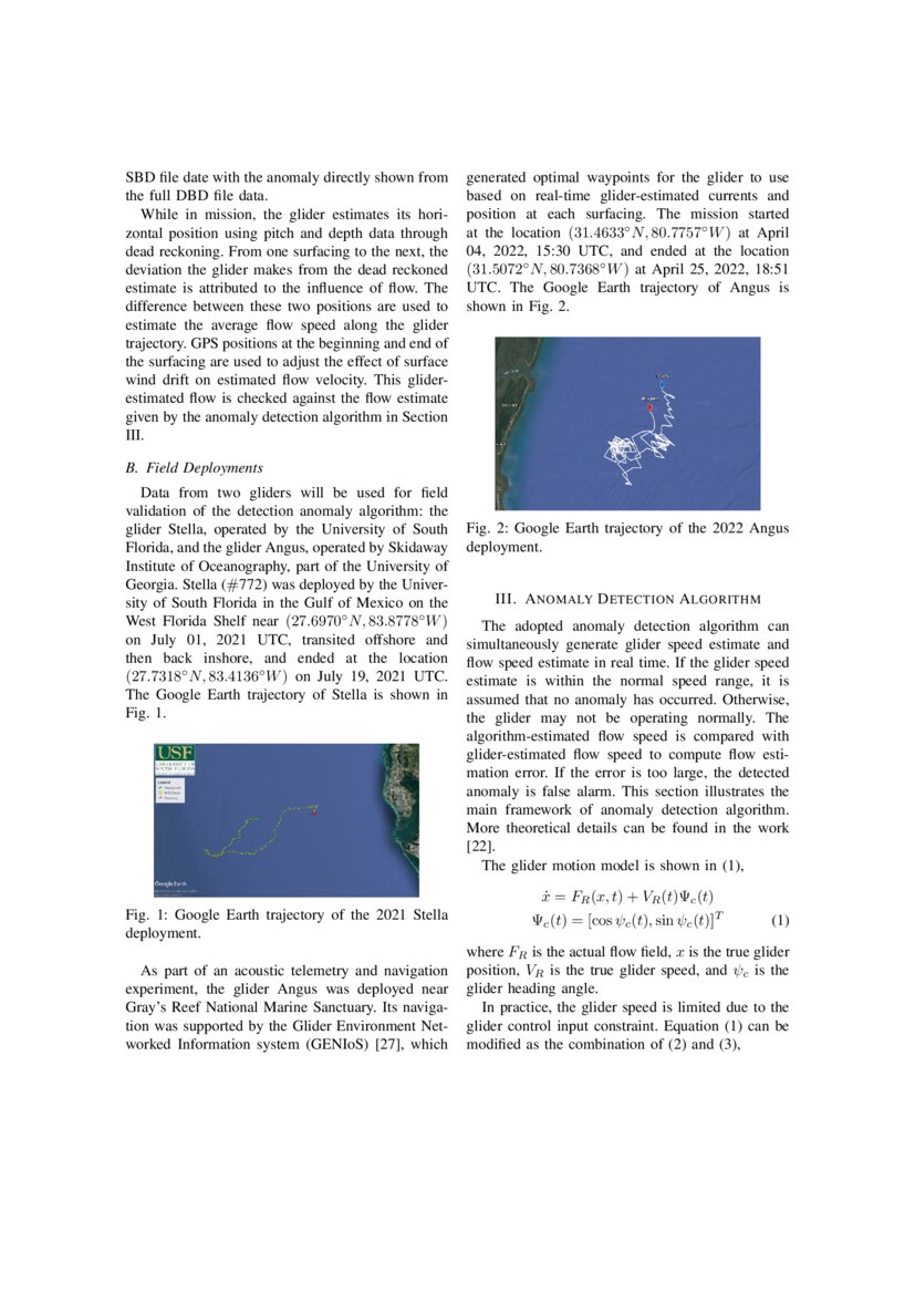 Anomaly Detection of Underwater Gliders Verified by Deployment Data | DeepAI
