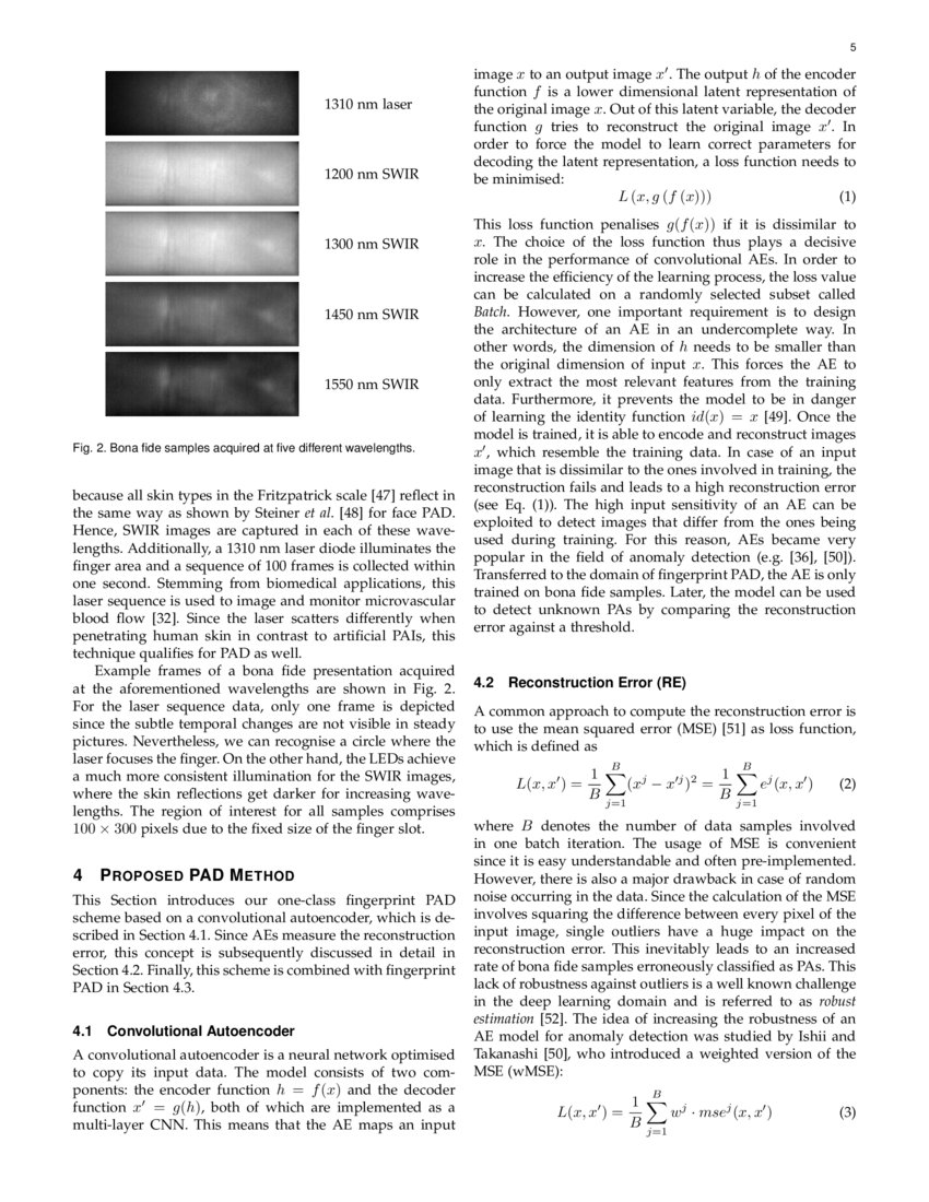 Anomaly Detection With Convolutional Autoencoders For Fingerprint Presentation Attack Detection