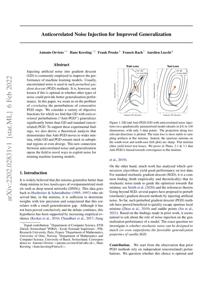 Anticorrelated Noise Injection for Improved Generalization | DeepAI