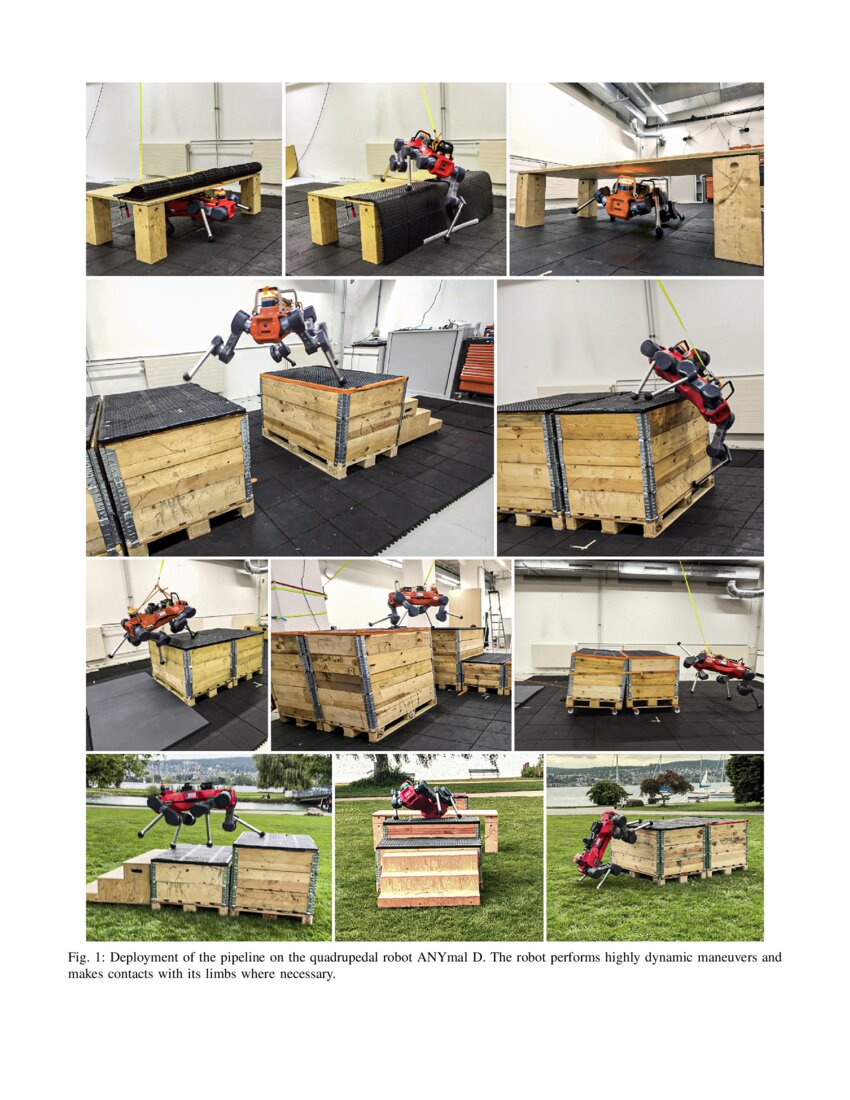 ANYmal Parkour: Learning Agile Navigation for Quadrupedal Robots | DeepAI