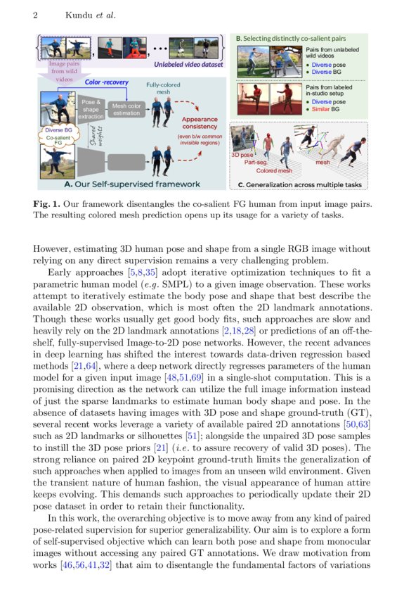 Appearance Consensus Driven Self-Supervised Human Mesh Recovery | DeepAI