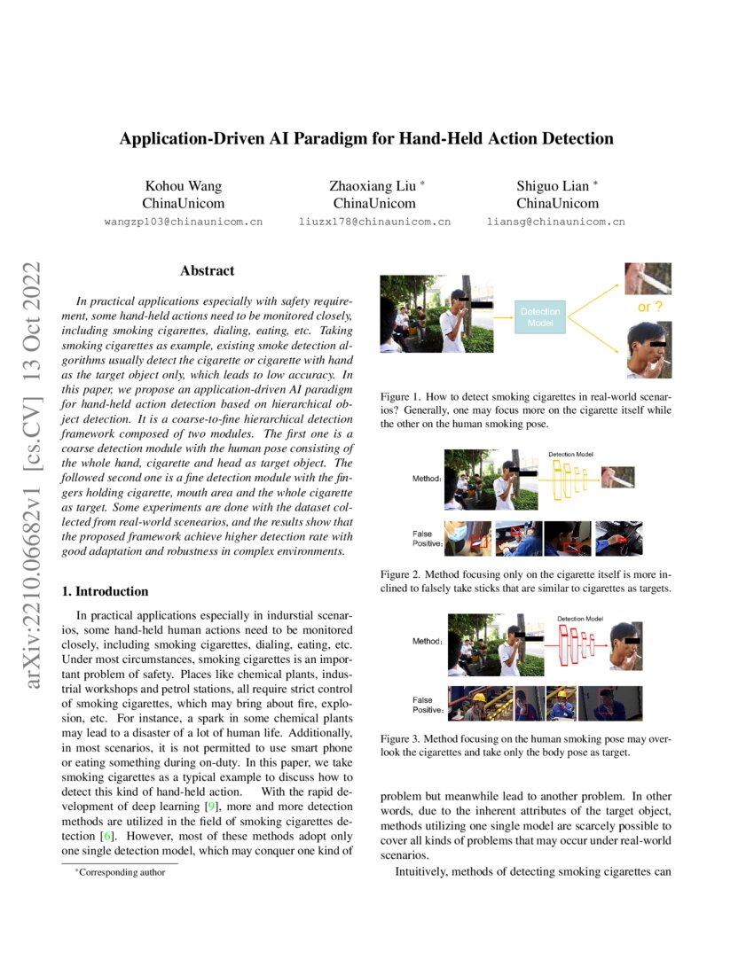 Application Driven Ai Paradigm For Hand Held Action Detection Deepai 3044