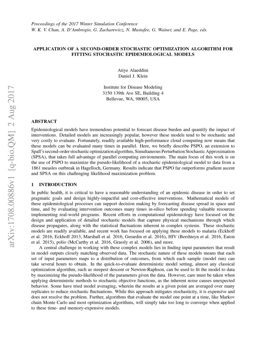 Application Of A Second Order Stochastic Optimization Algorithm For 5444