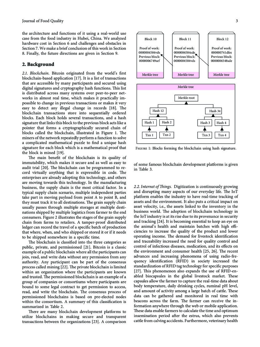 Application of Blockchain and Internet of Things to Ensure Tamper-Proof Data Availability for ...
