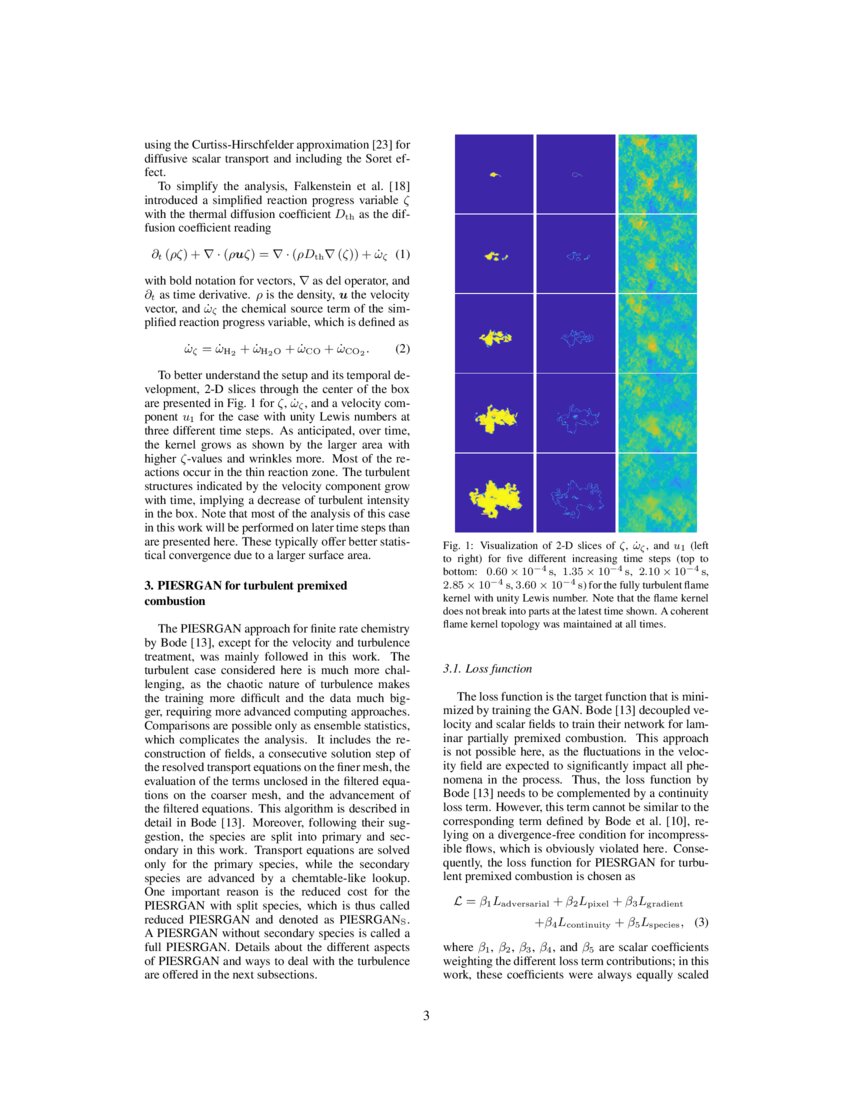 Applying Physics Informed Enhanced Super Resolution Generative