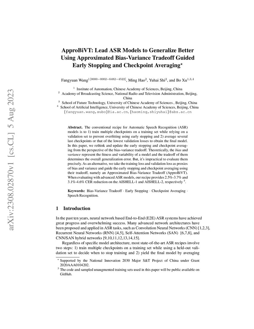Approbivt Lead Asr Models To Generalize Better Using Approximated Bias