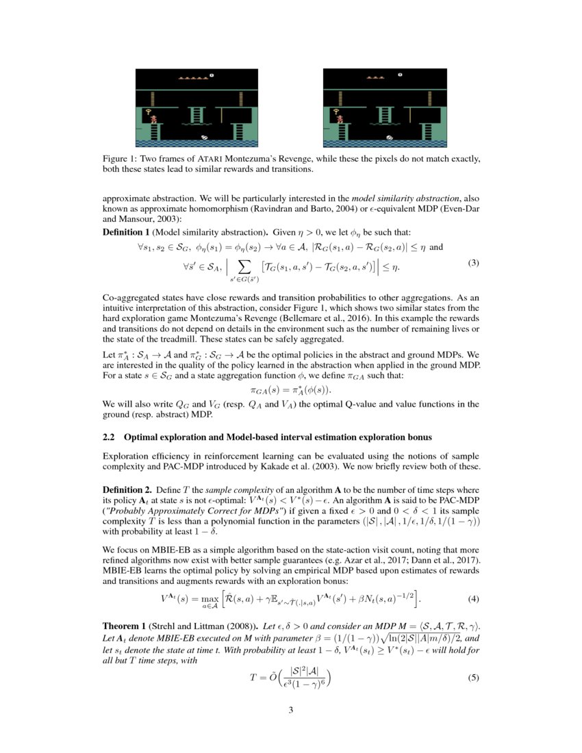 Approximate Exploration Through State Abstraction Deepai 9885