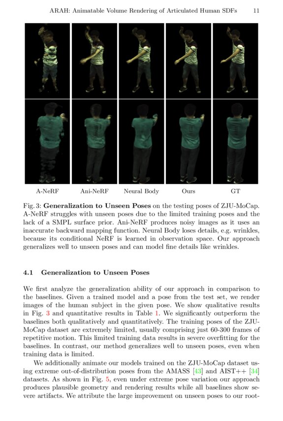 ARAH: Animatable Volume Rendering of Articulated Human SDFs | DeepAI
