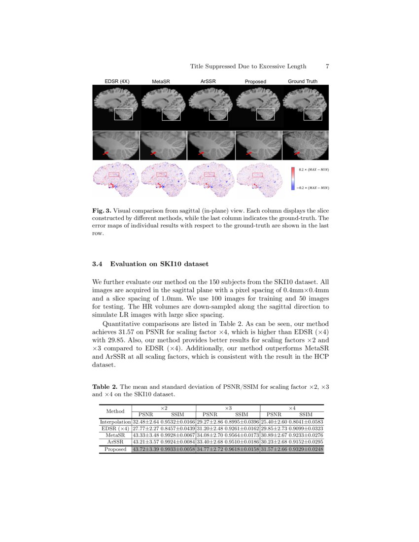 Arbitrary Reduction of MRI Slice Spacing Based on Local-Aware Implicit Representation | DeepAI