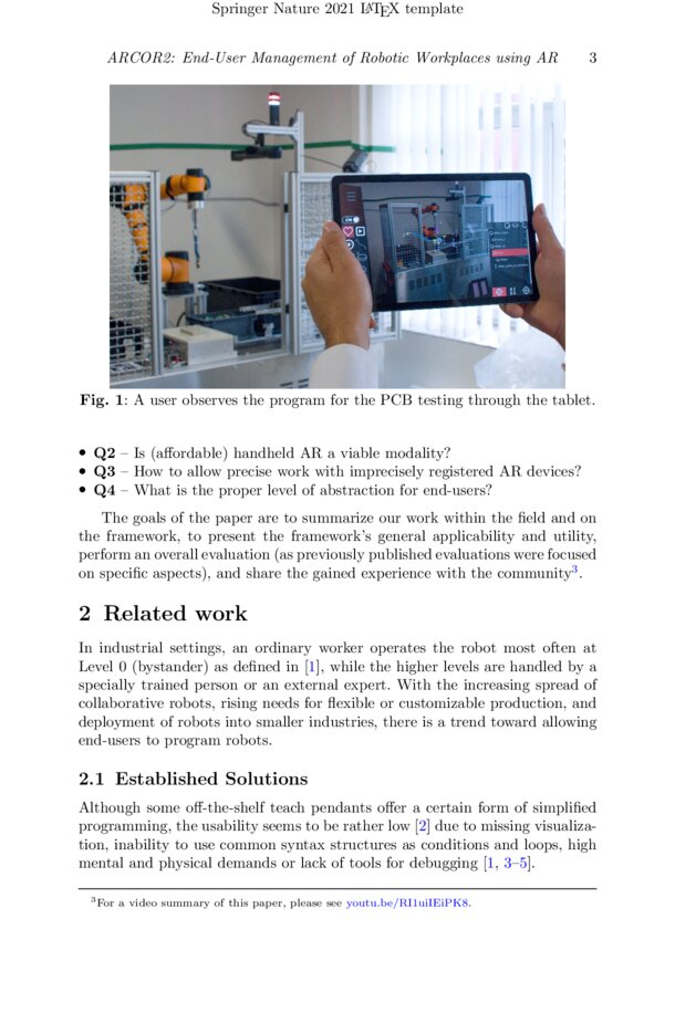 ARCOR2: Framework for Collaborative End-User Management of Industrial Robotic Workplaces using ...