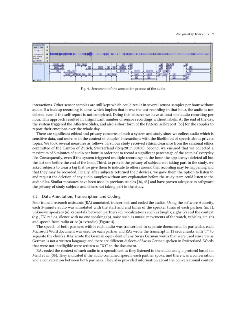 "Are you okay, honey?": Recognizing Emotions among Couples Managing ...