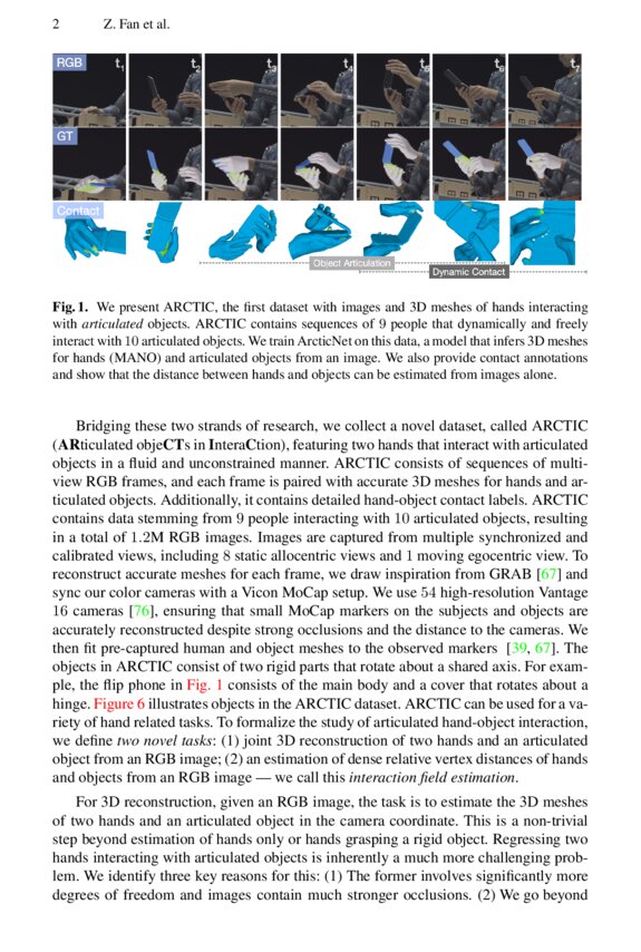 Articulated Objects in Free-form Hand Interaction | DeepAI