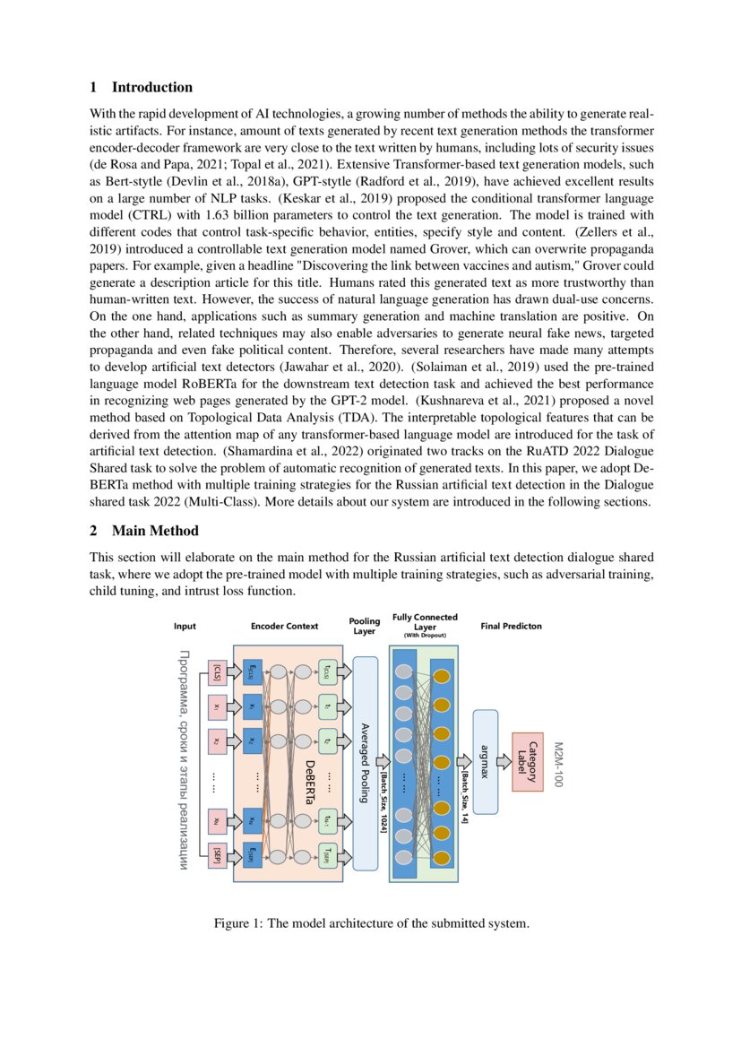 Artificial Text Detection With Multiple Training Strategies Deepai